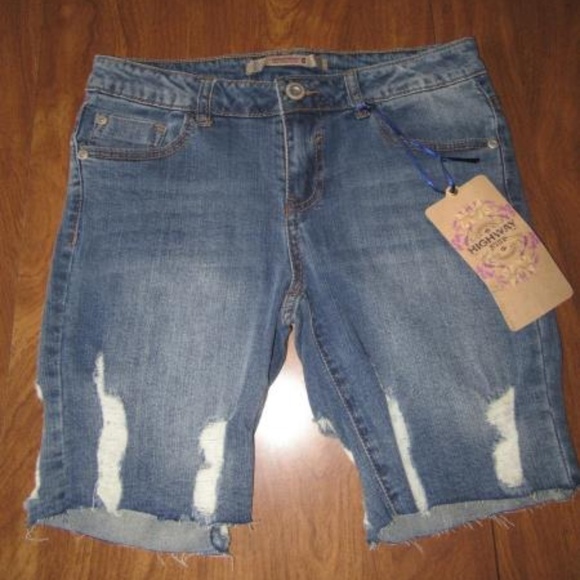Highway | Shorts | Highway Jeans 5 Bermuda Blue Denim Shorts Nwt | Poshmark